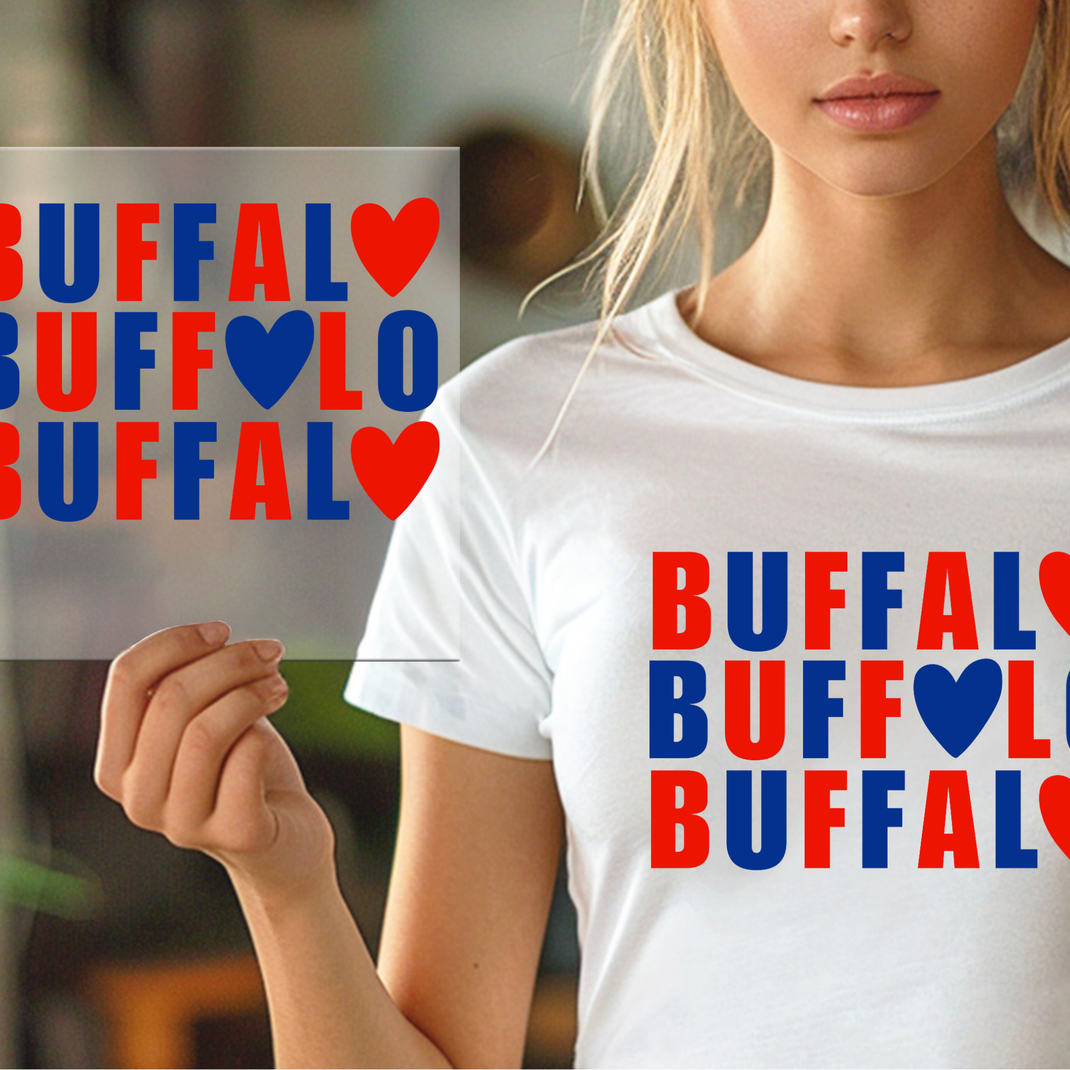 Buffalo Valentine's Day – DTF Prints Anytime