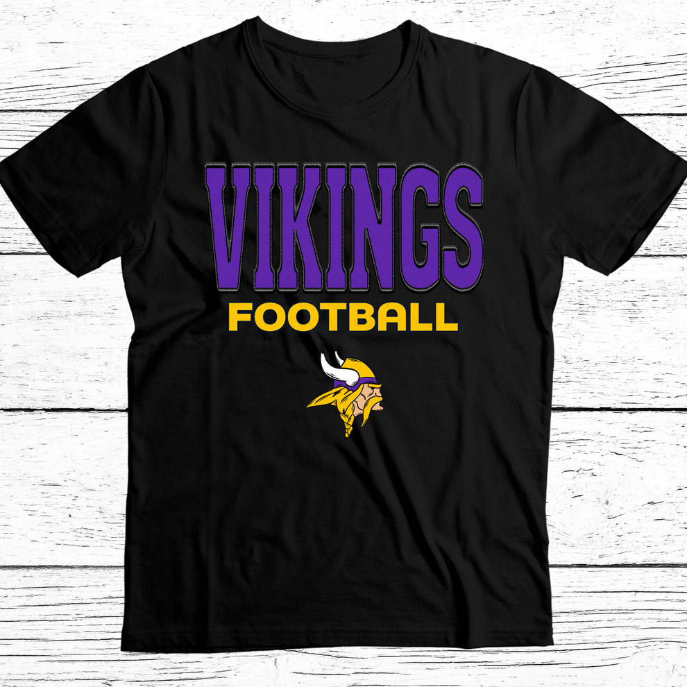 Vikings Football DTF Transfer Unisex Design – DTF Prints Anytime